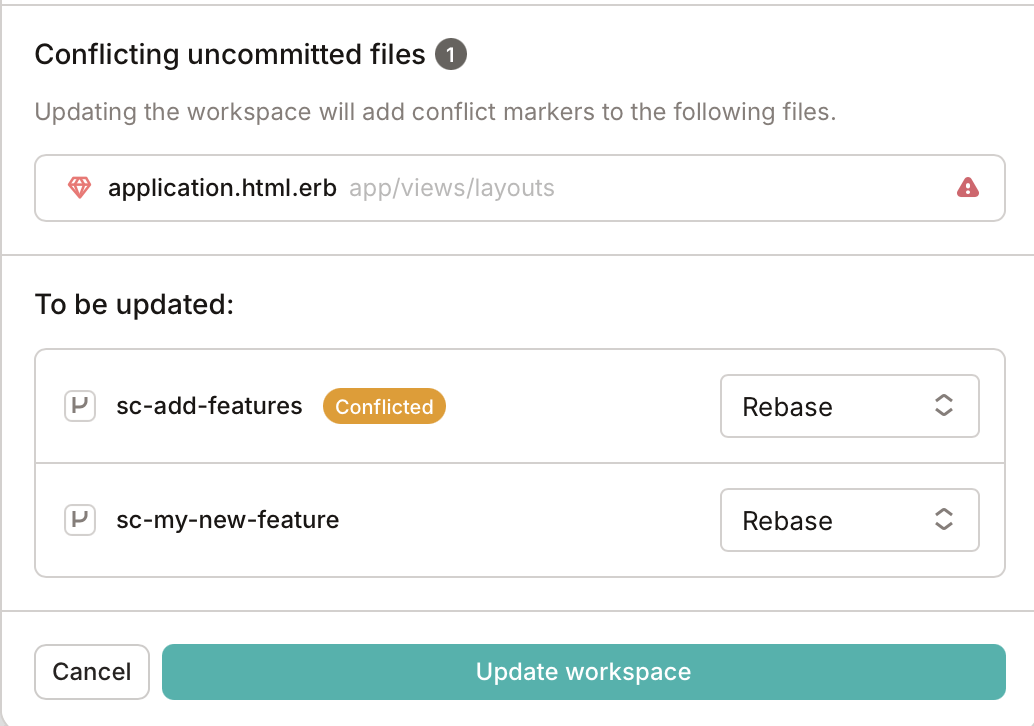 Rebasing and Conflicts | GitButler Docs